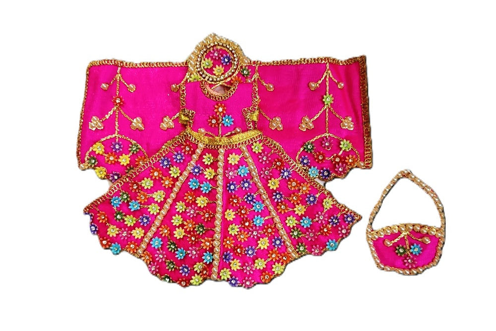Radha Krishan-Poshak-Lehenga/Dhoti-Size 4" Inch – Great E Pujari® (A ...