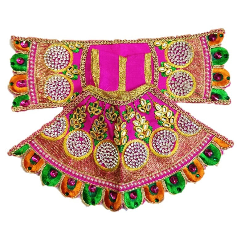 Radha Krishan-Poshak-Lehenga/Dhoti-Size 4" Inch – Great E Pujari® (A ...