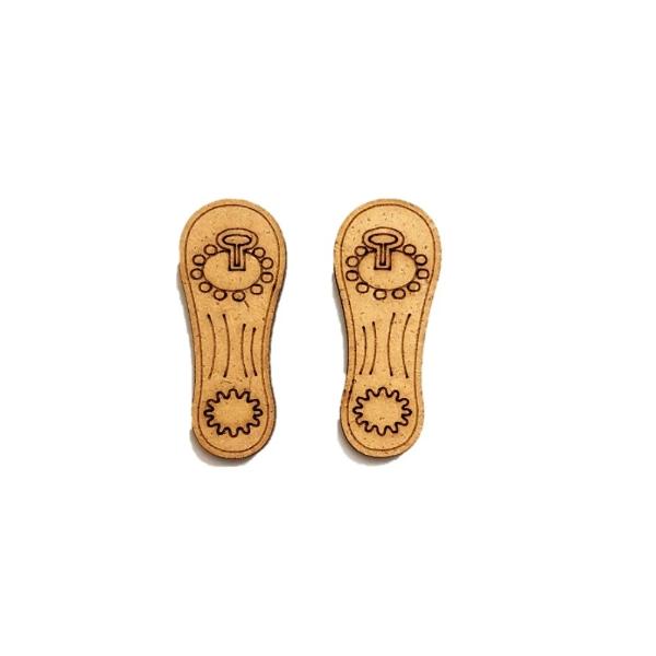 Laddu Gopal_Lord Shree Vishnu/Krishna_ Kharau_ Wooden_Size 3.5 CM ...